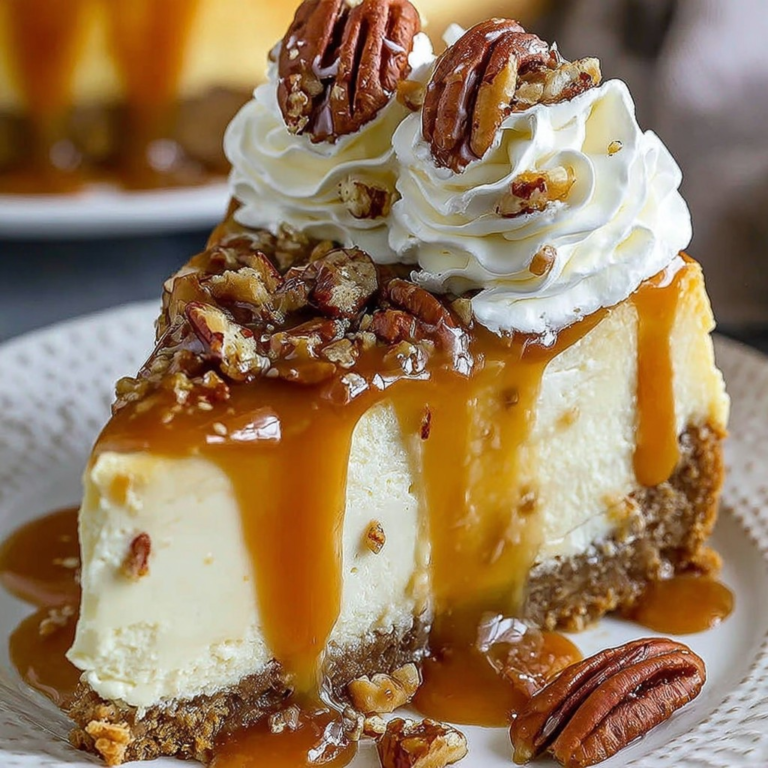 Indulge in Decadence with This Elegant Caramel Pecan Cheesecake Recipe ...