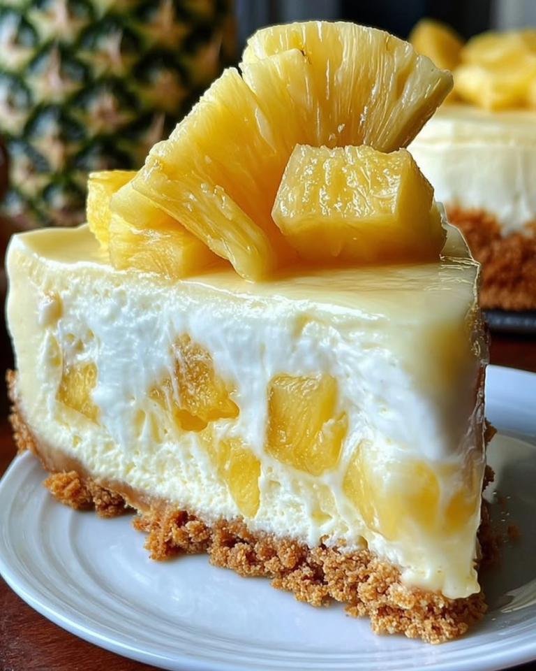 Irresistible No-Bake Pineapple Mousse Cheesecake Recipe for Summer ...